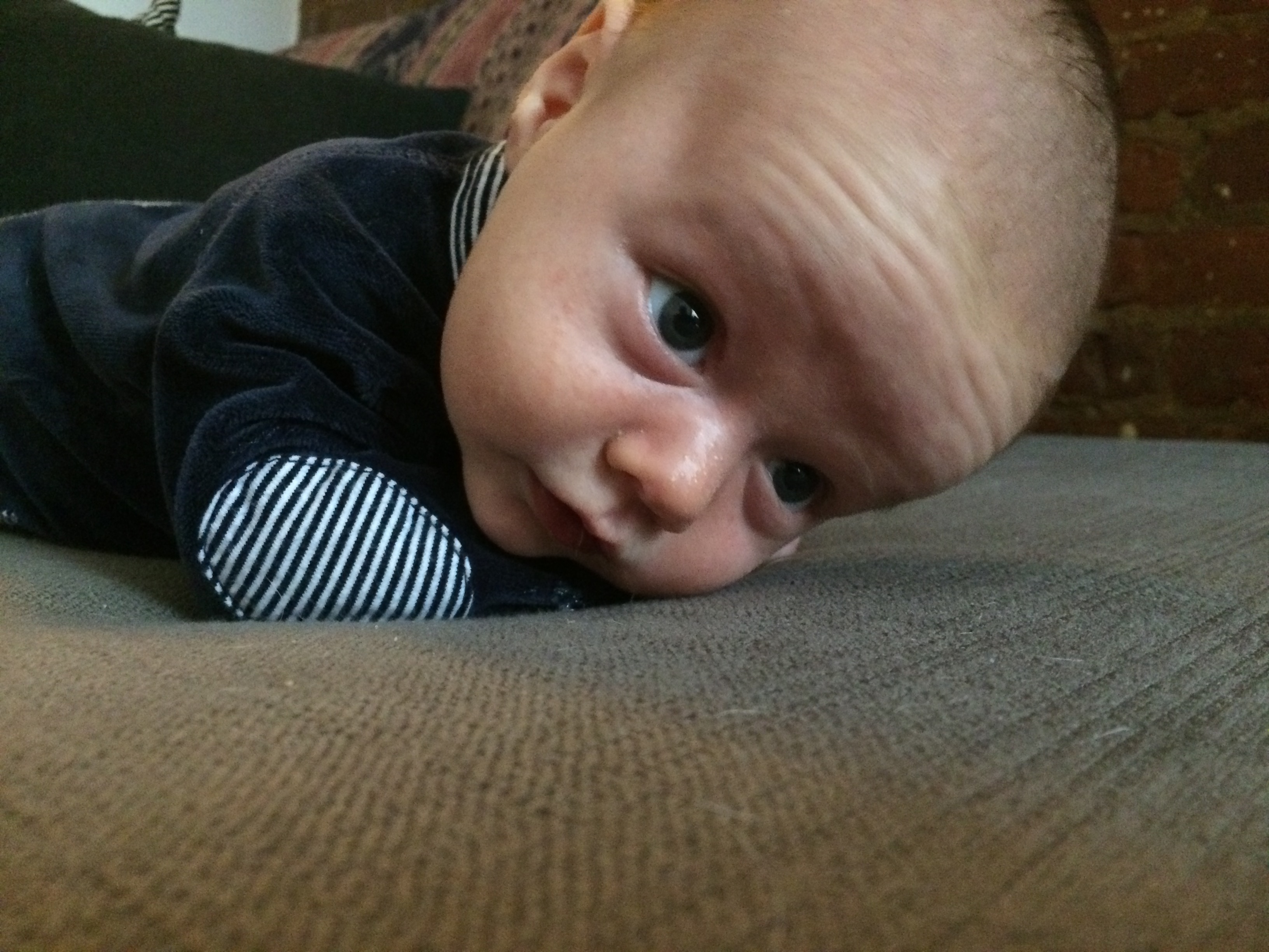 Theo Page, tummy time extraordinaire! | Otis Ware Page III & Theodore ...